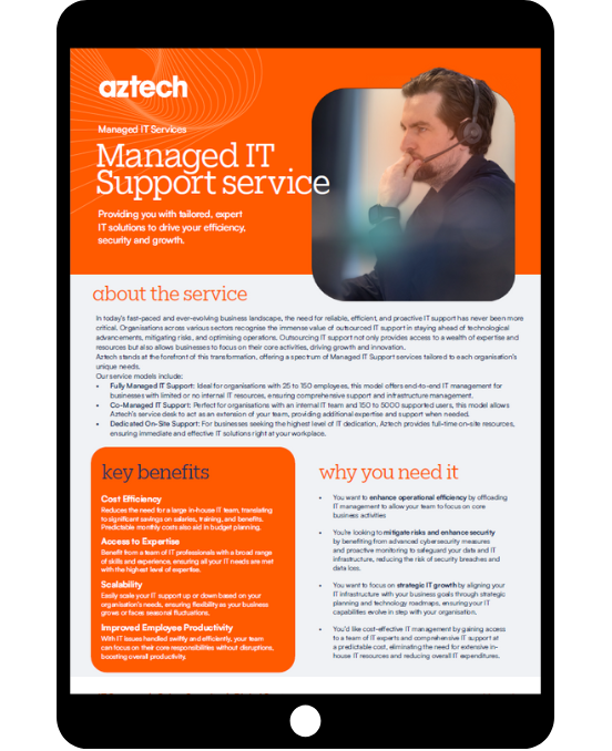 Managed IT Support Service l Aztech IT Solutions